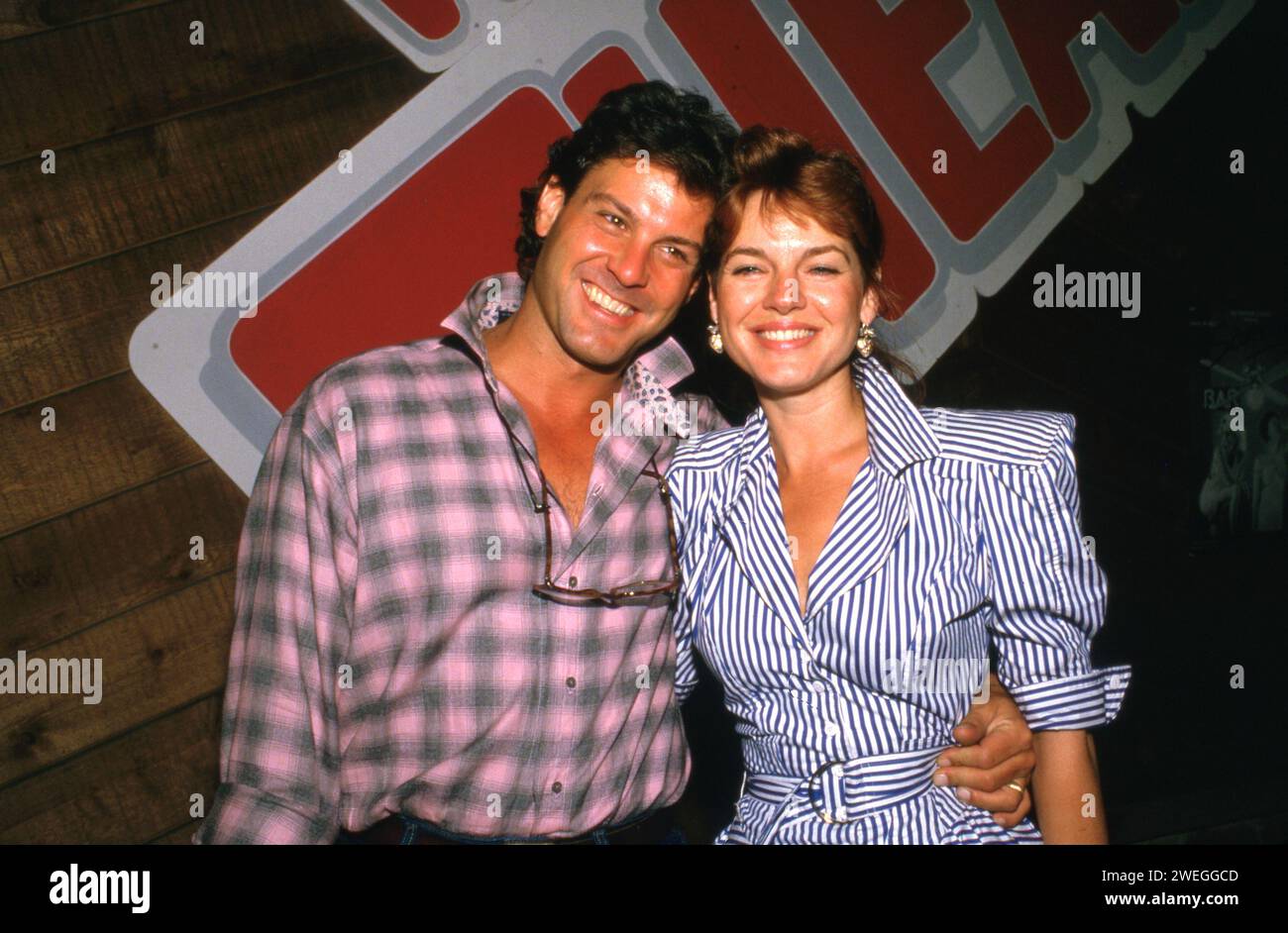 William Hasley and Robin Riker Circa 1980's. Credit: Ralph Dominguez ...