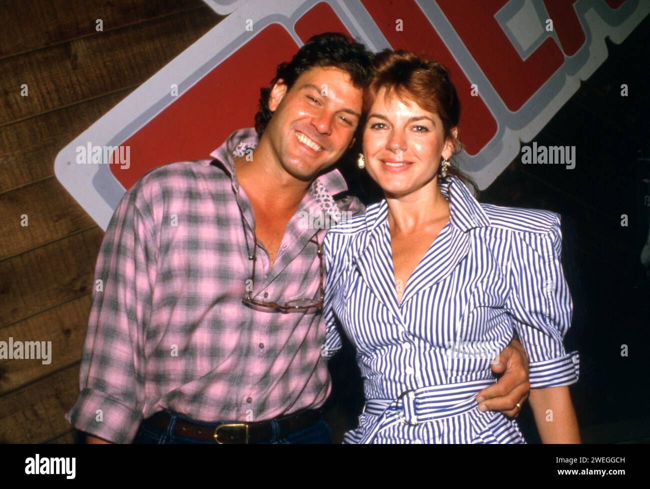 William Hasley and Robin Riker Circa 1980's. Credit: Ralph Dominguez ...