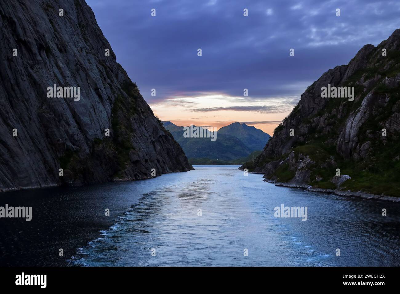 The Trollfjord or Trollfjorden is a fjord in Hadsel Municipality in ...