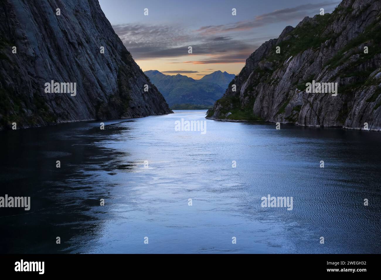 The Trollfjord or Trollfjorden is a fjord in Hadsel Municipality in ...