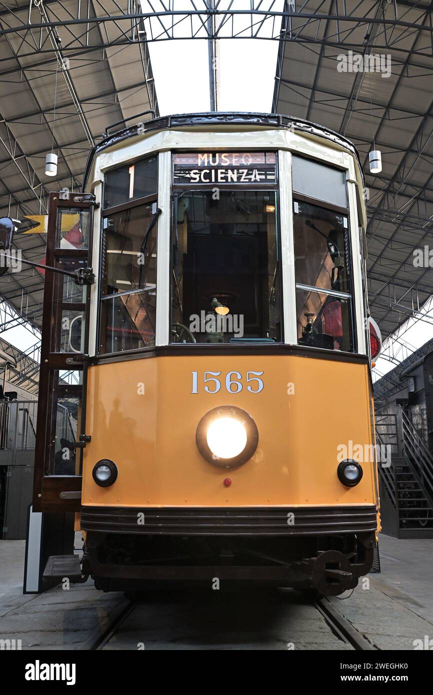 Milan, Italy National Science and Technology Museum presentation of the ...