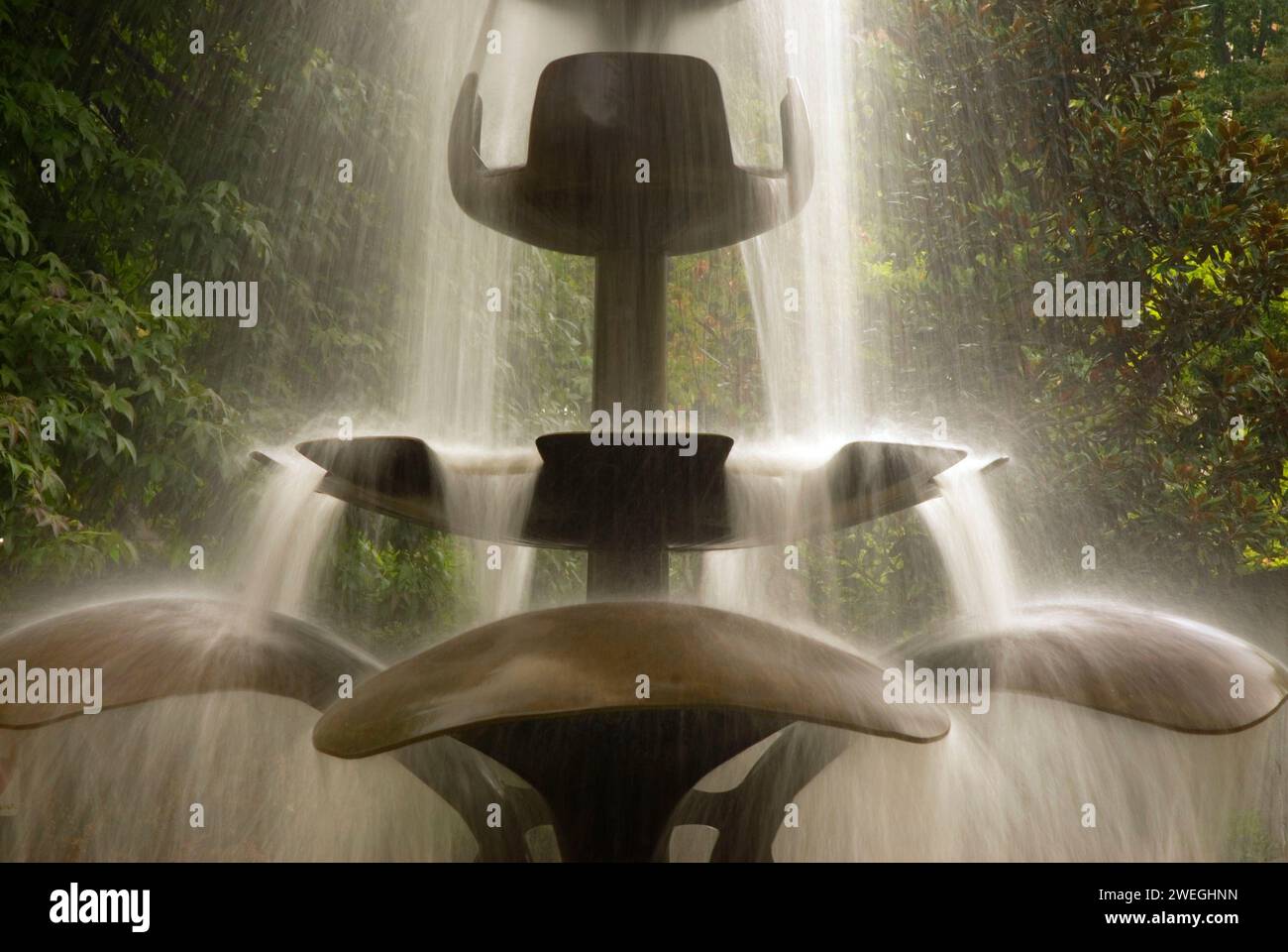 Naramore Fountain, Freeway Park, Seattle, Washington Stock Photo - Alamy