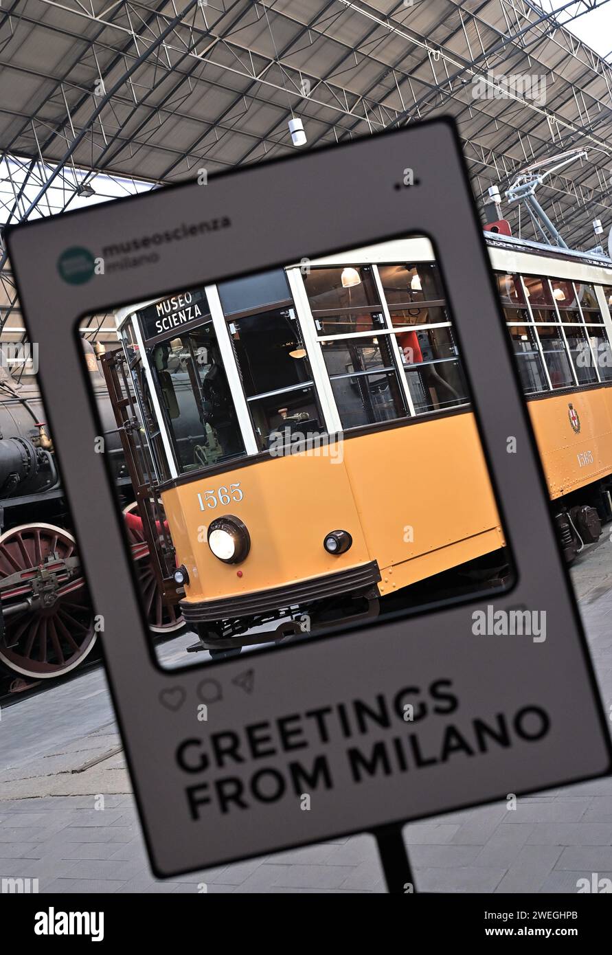 Milan, Italy National Science and Technology Museum presentation of the ...