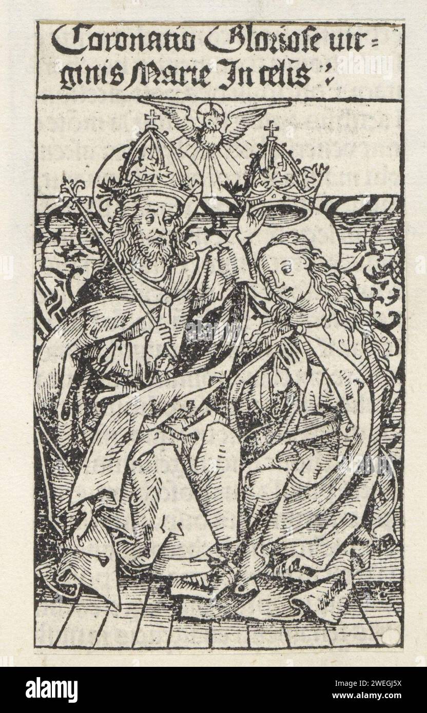 CREAT OF MAART, Michel WOLGEMUT (workshop of), 1493 print Saint Mary ...