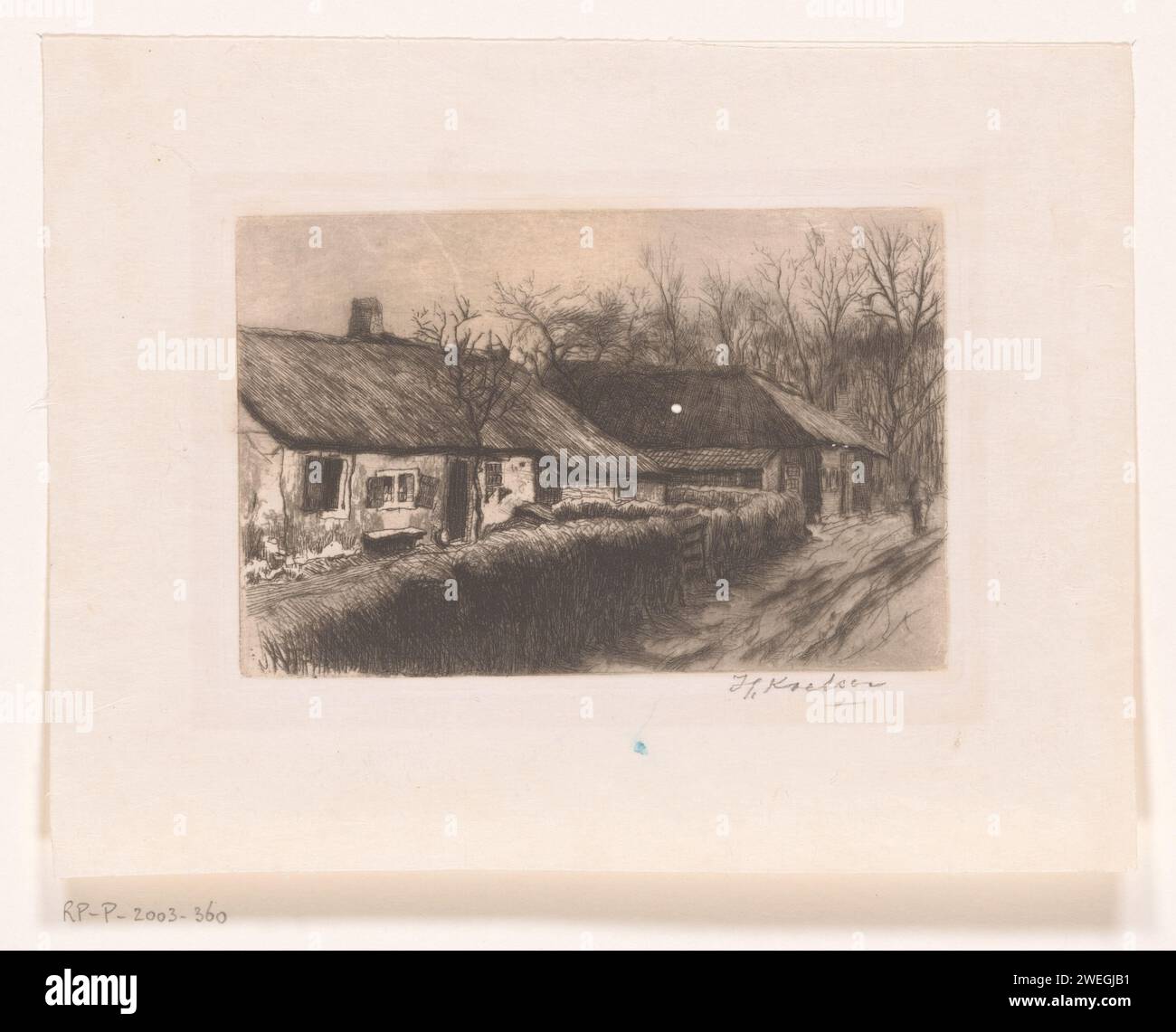 Farms on a Pad, Henri Koetser, 1888 - 1952 print paper etching farm ...