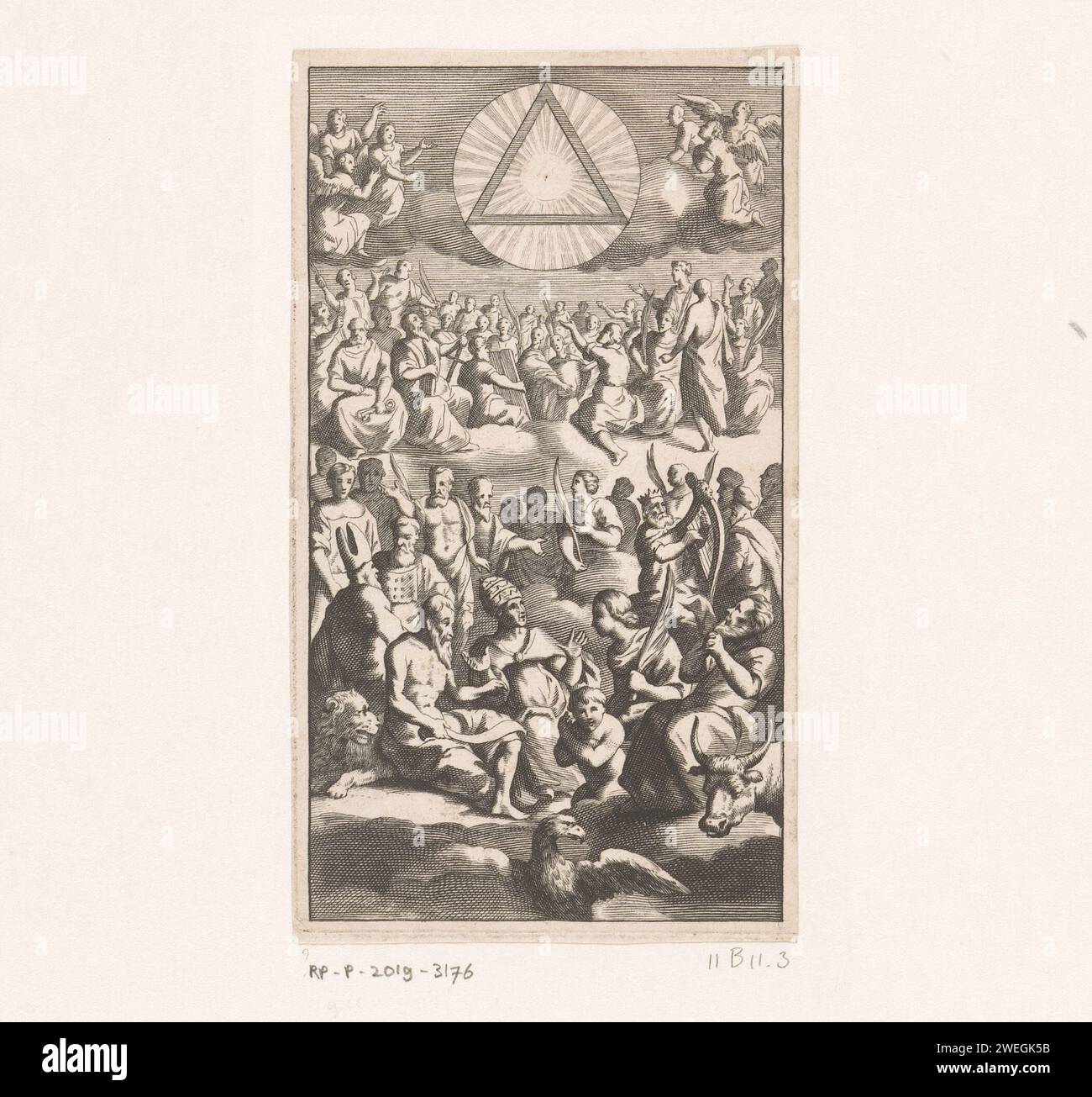 Worship of the Holy Trinity, Anonymous, 1700 - 1799 print paper ...