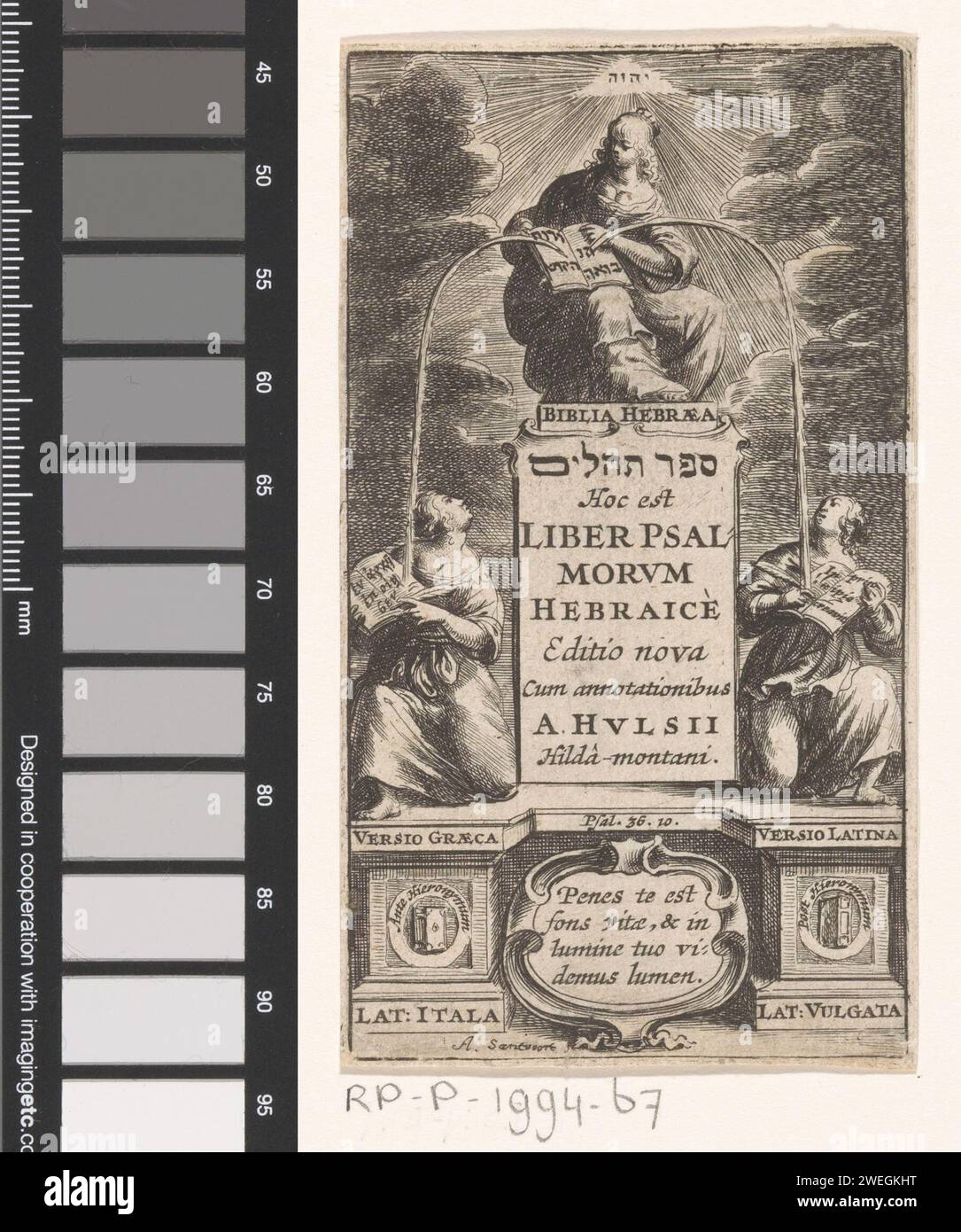 Allegory on the Hebrew Bible, Abraham Dircksz. Santvoort, 1650 print ...