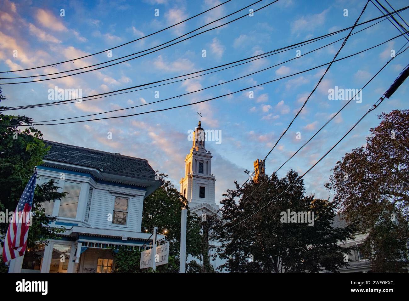 Historical buildings - Provincetown, Cape Cod Stock Photo - Alamy