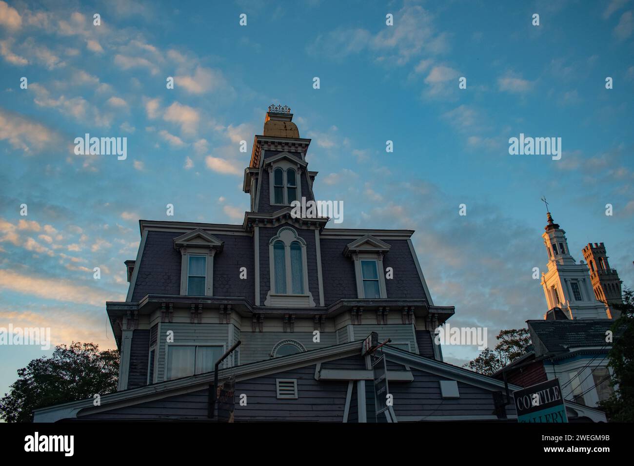 Historical buildings - Provincetown, Cape Cod Stock Photo - Alamy