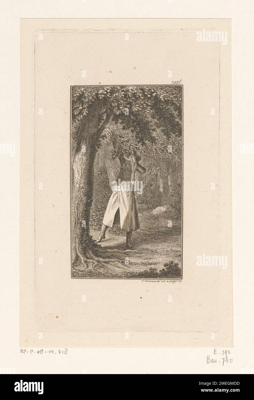 Wilhelm Blumenthal dries his tears and breaks a twig of the tree ...