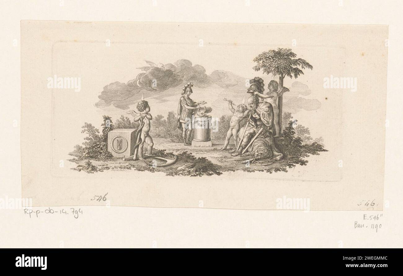 Allegory on good commander, Daniel Nikolaus Chodowiecki, 1785 print ...