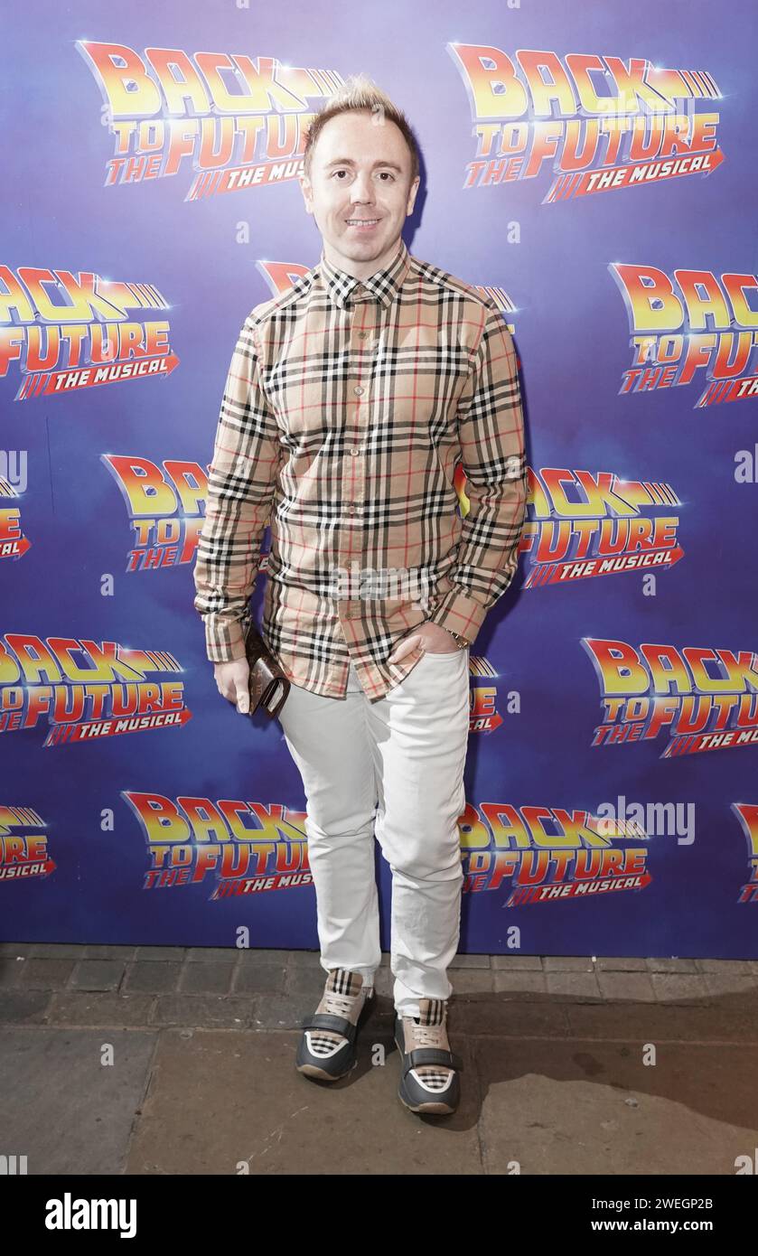 John Galea arrives for the 1000th West End performance of Back to the ...