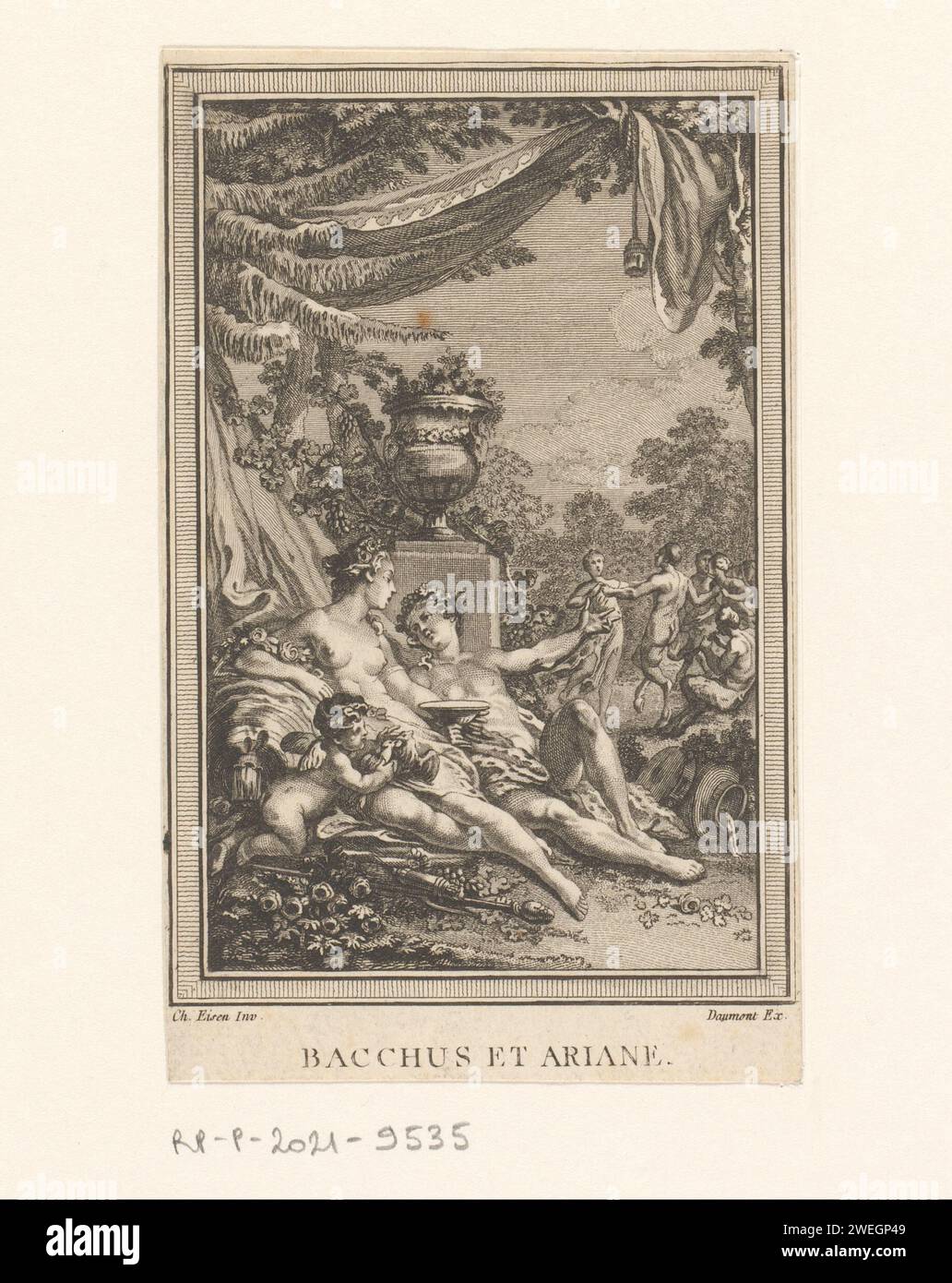 Marriage of Bacchus and Ariadne, Anonymous, After Charles Joseph ...