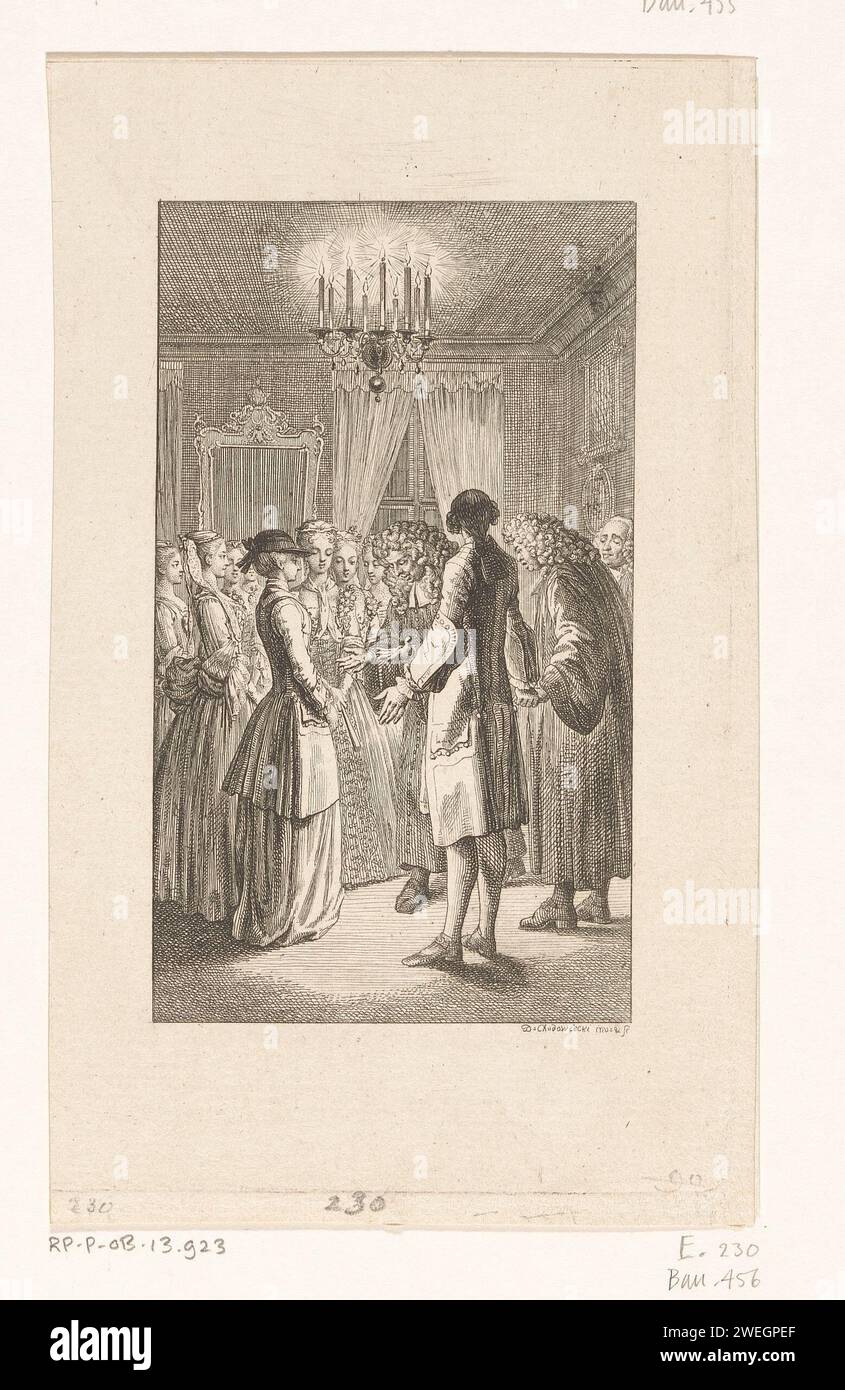 Sham wedding between Miss West and Mr. Comus, Daniel Nikolaus ...