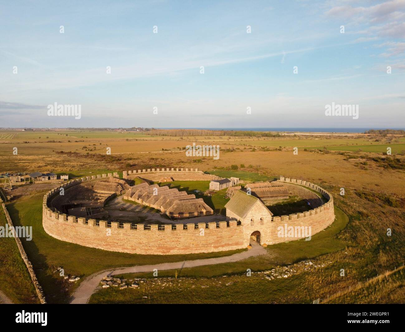 Eketorp fort on the Swedish island of Öland Stock Photo - Alamy