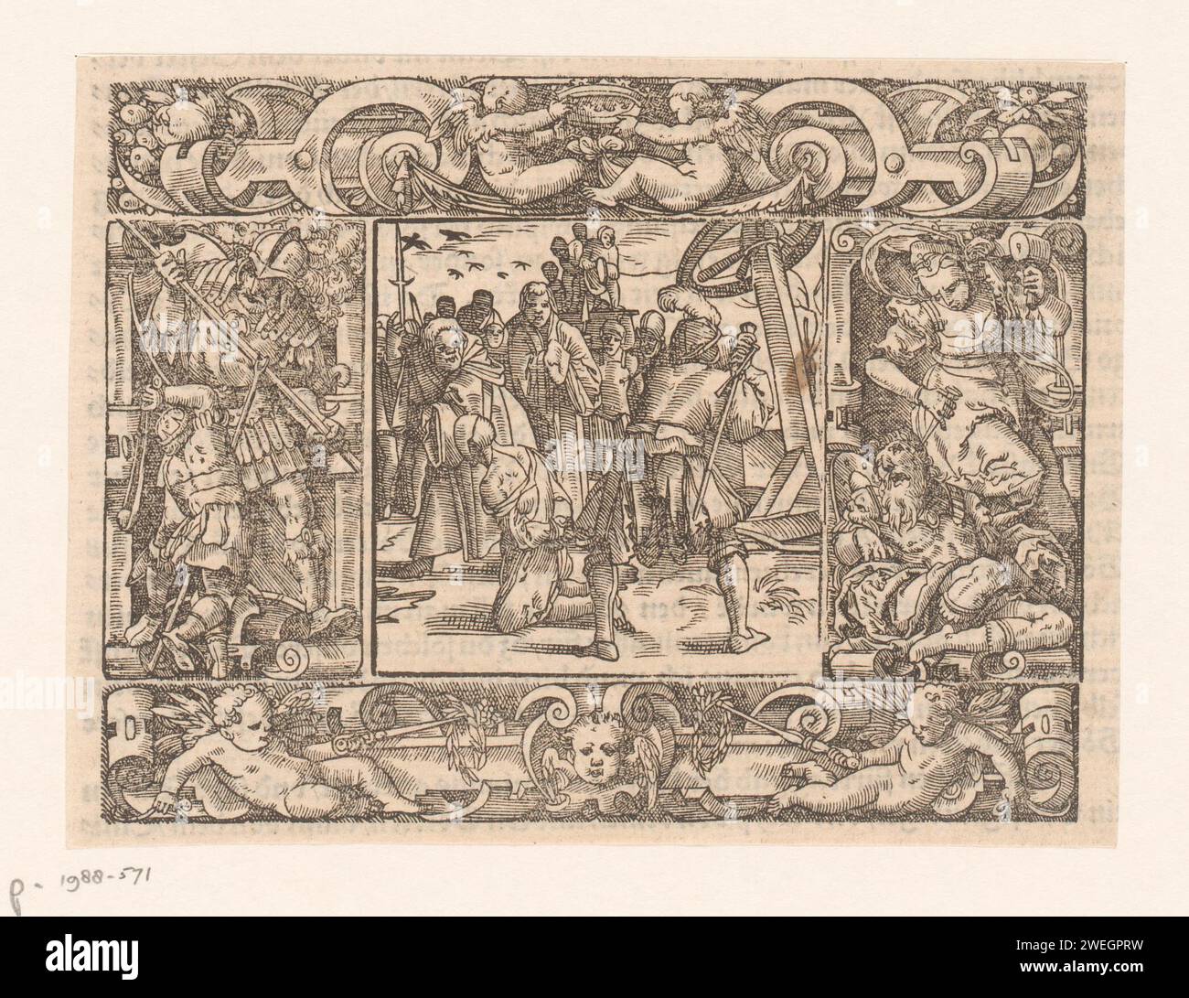 Decapitated a man, in a frame with David and Goliath and Jael and ...