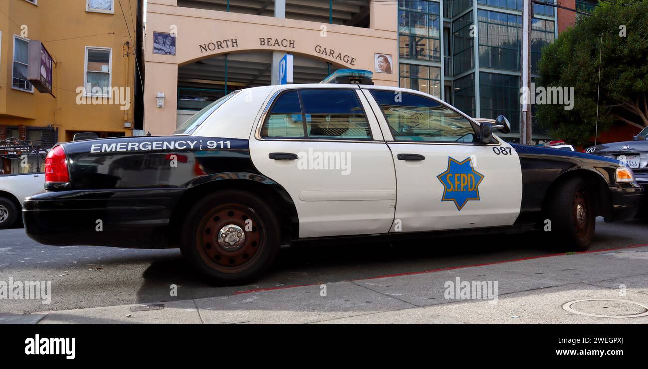 Sfpd police car hi-res stock photography and images - Alamy