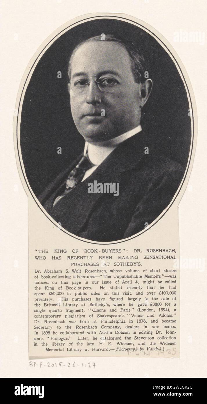 American abraham simon wolf rosenbach hi-res stock photography and ...
