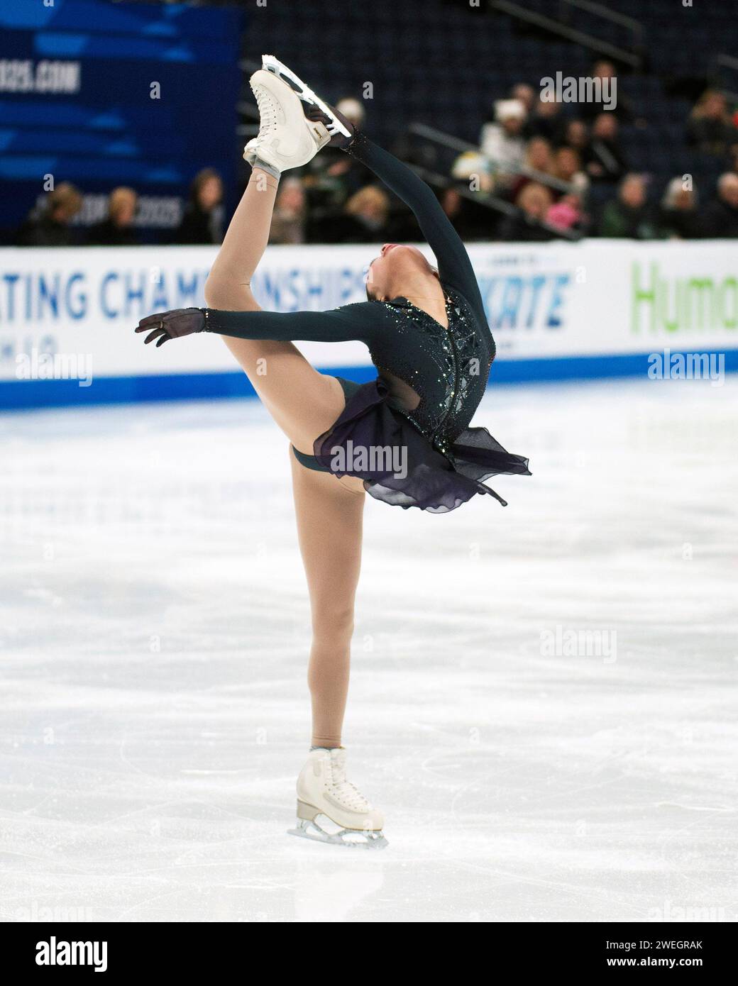 Columbus, Ohio, United States. 25th January, 2024. Logan Higase-Chen ...