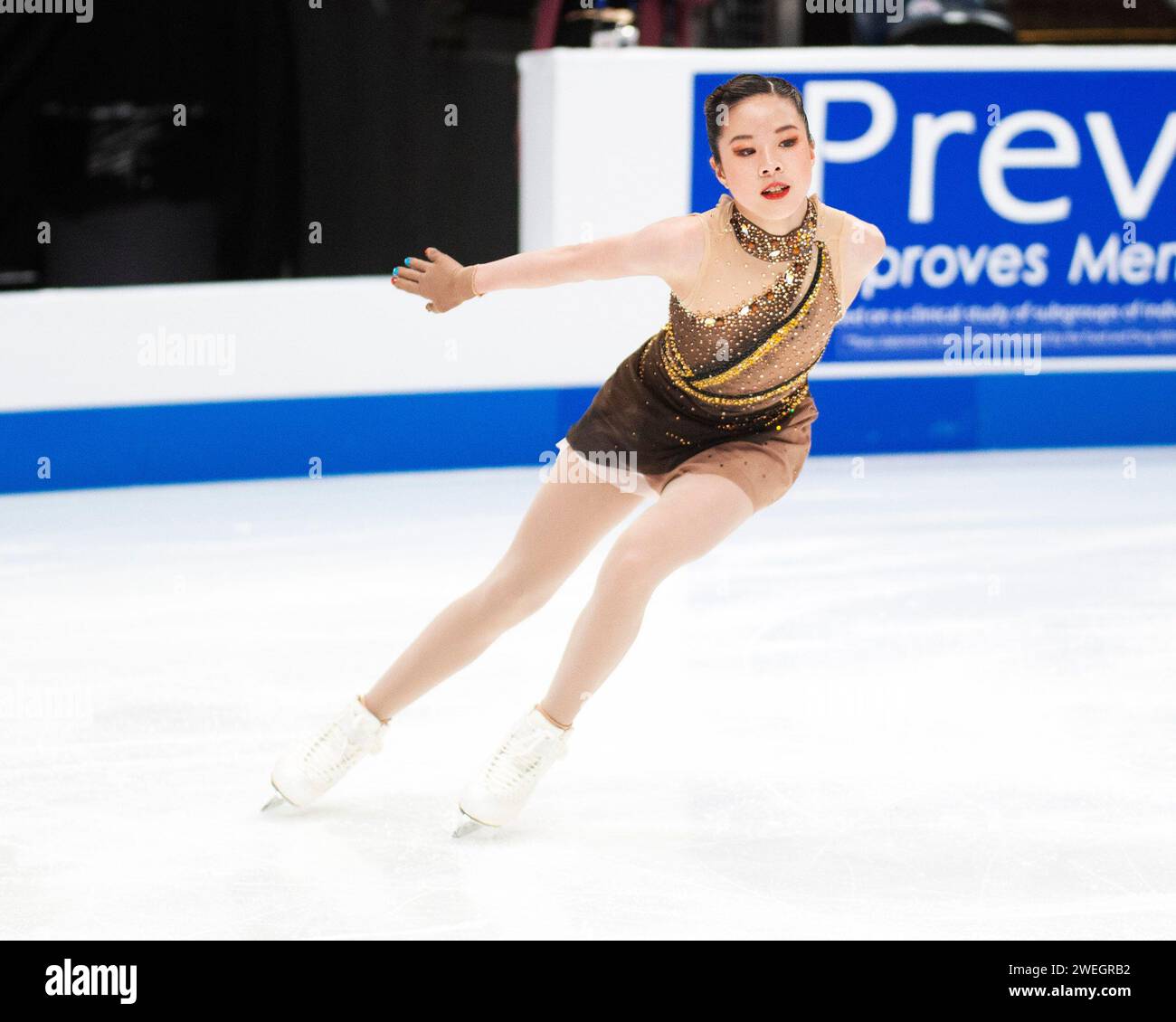 Columbus, Ohio, United States. 25th January, 2024. Cleo Park competes ...