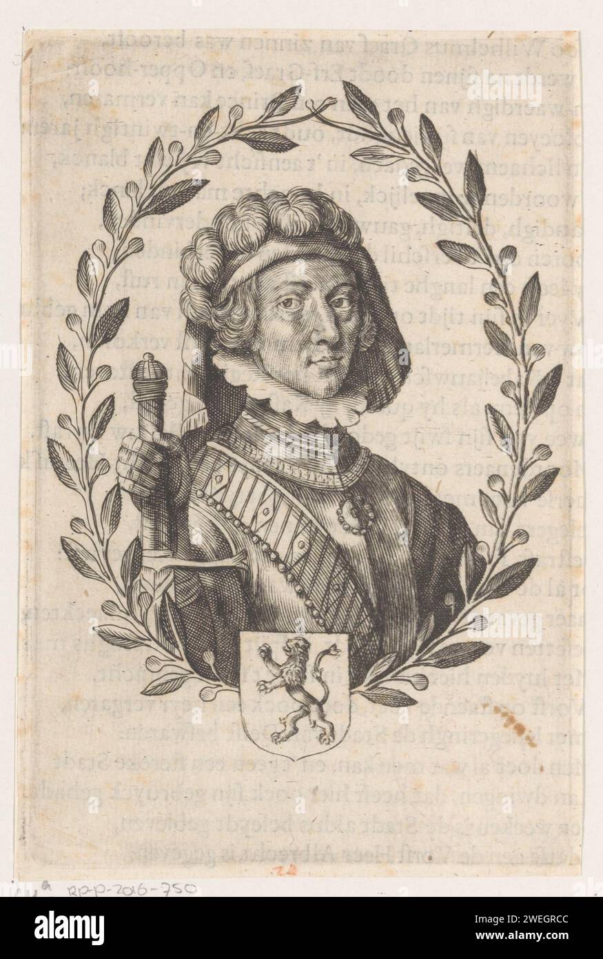 Portrait of Albrecht van Bavaria, Count van Holland, Hainaut and ...