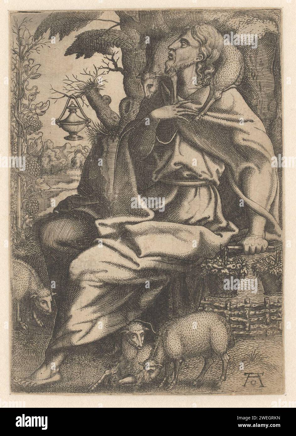 Christ as a good shepherd, monogrammist AC (16th century), 1520 - c ...