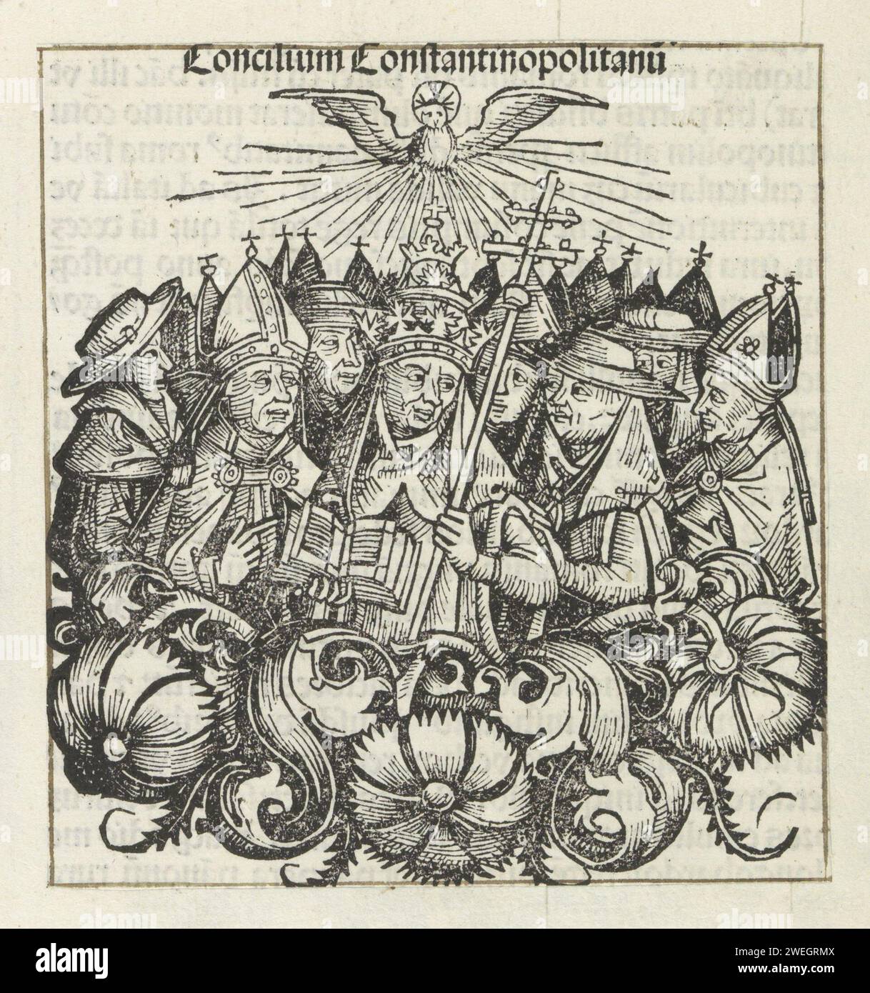 Council of Constantinople II, Michel Wolgemut (workshop of), 1493 print ...