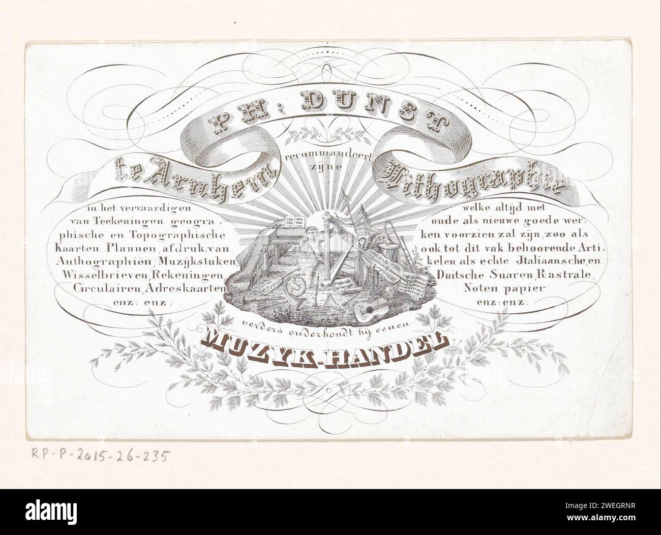 1833 trade card hi-res stock photography and images - Alamy