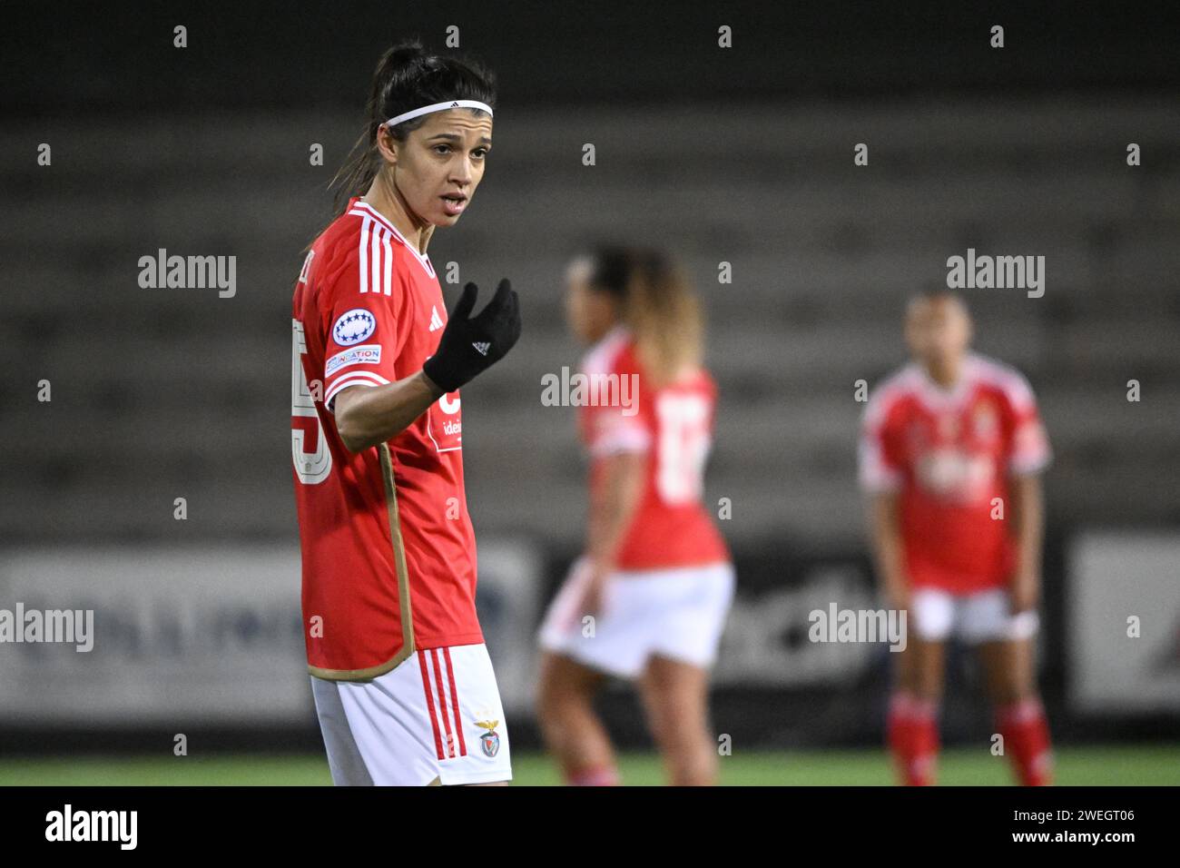 Benfica's Carole Costa during thursday's Champions League group A ...