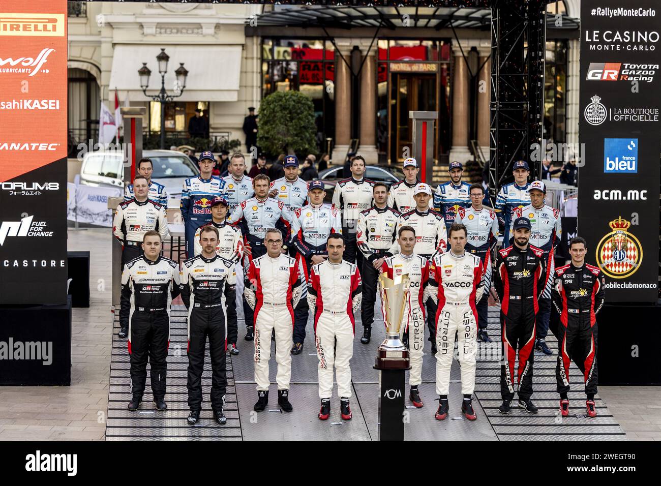 portrait during the Rallye Automobile Monte Carlo 2024, 1st round of ...