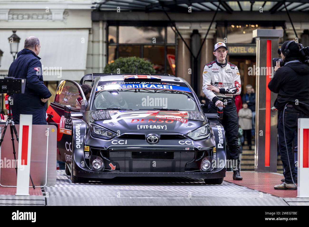 EVANS Elfyn, Toyota GR Yaris Rally1, portrait during the Rallye Automobile Monte Carlo 2024, 1st ...