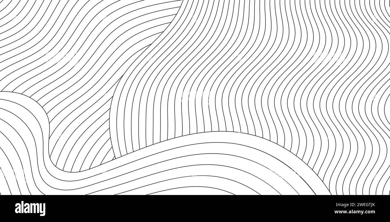 Linear composition. Layout for the design of banners, posters, posters ...