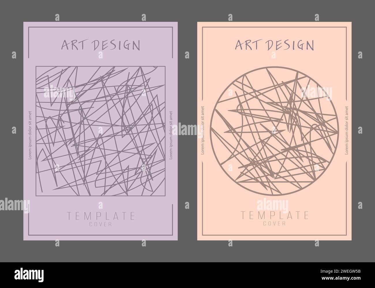 Doodles. A new trend in the design of covers, banners, posters ...