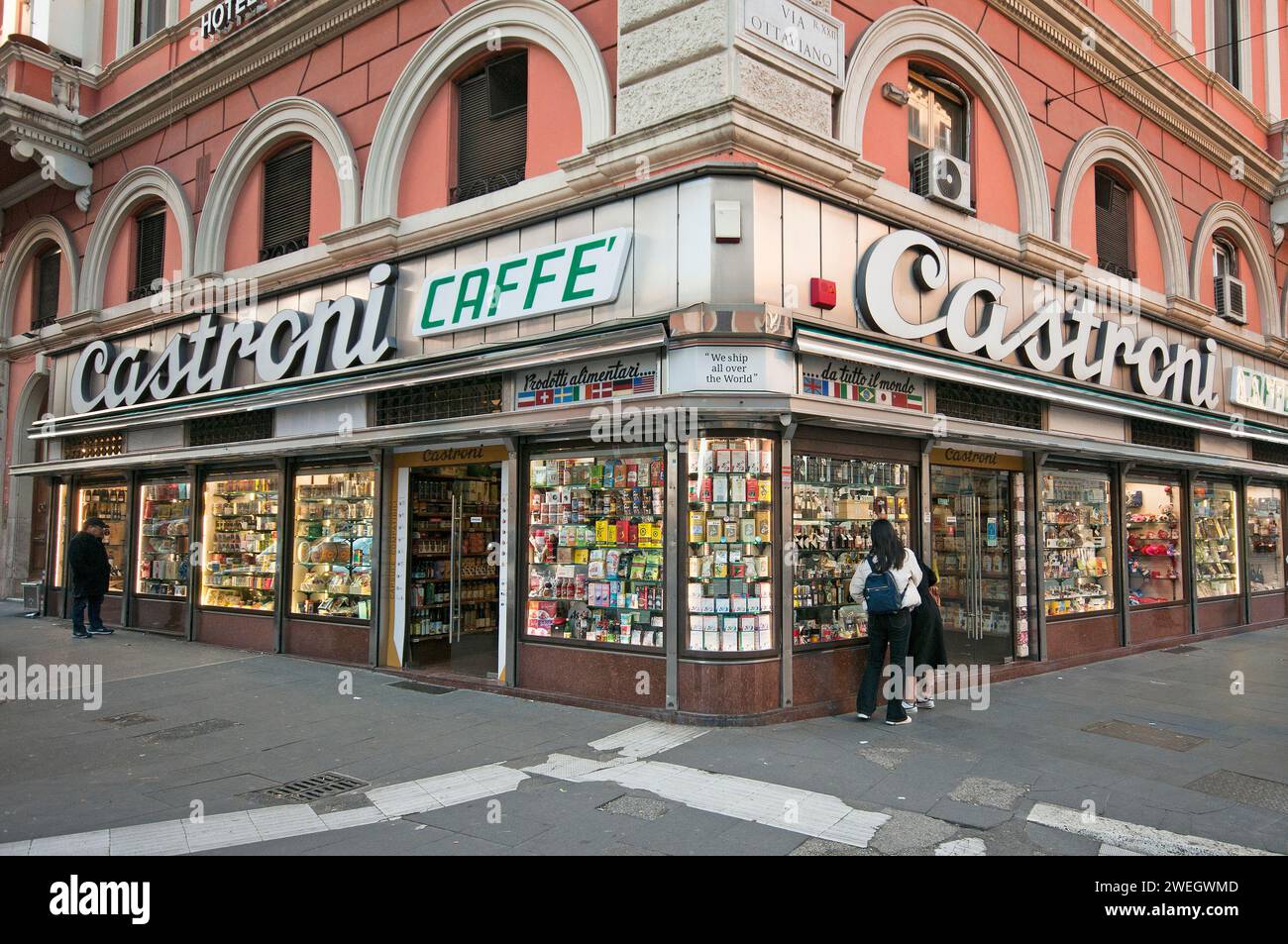Castroni Caffè in Prati district, Rome, Lazio, Italy Stock Photo - Alamy