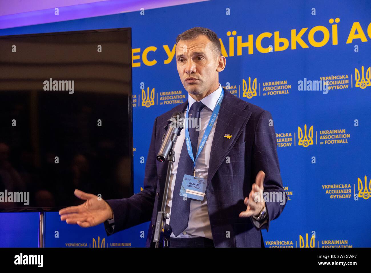 Kyiv, Ukraine. 25th Jan, 2024. KYIV, UKRAINE - JANUARY 25, 2024 - Newly ...