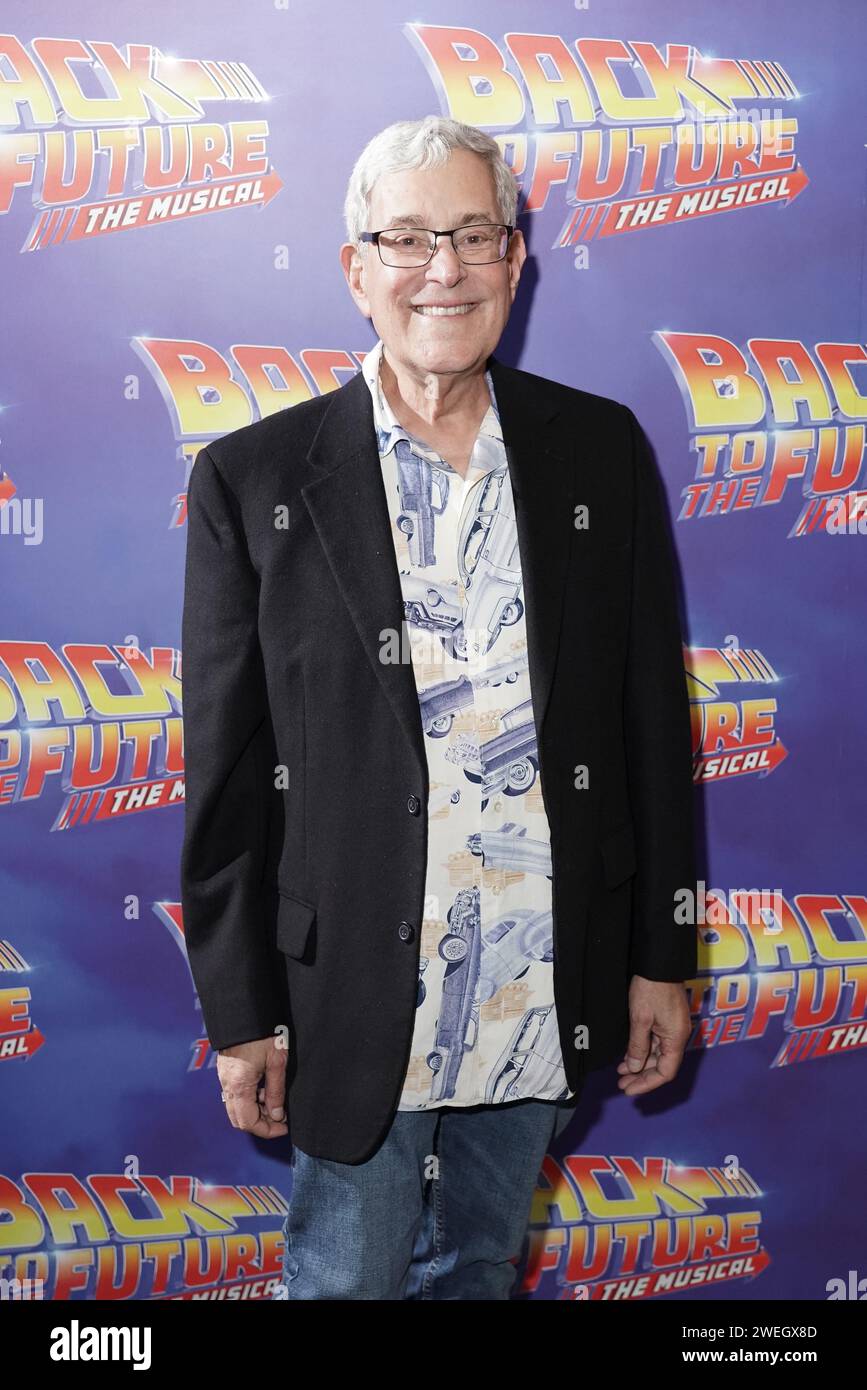 Bob Gale arrives for the 1000th West End performance of Back to the ...