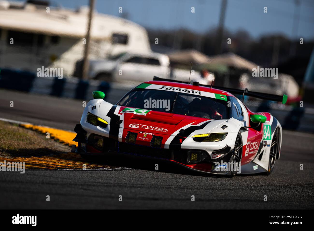 Daytona Beach, Etats Unis. 25th Jan, 2024. 34 FRANCO Manny (usa), COSTA ...