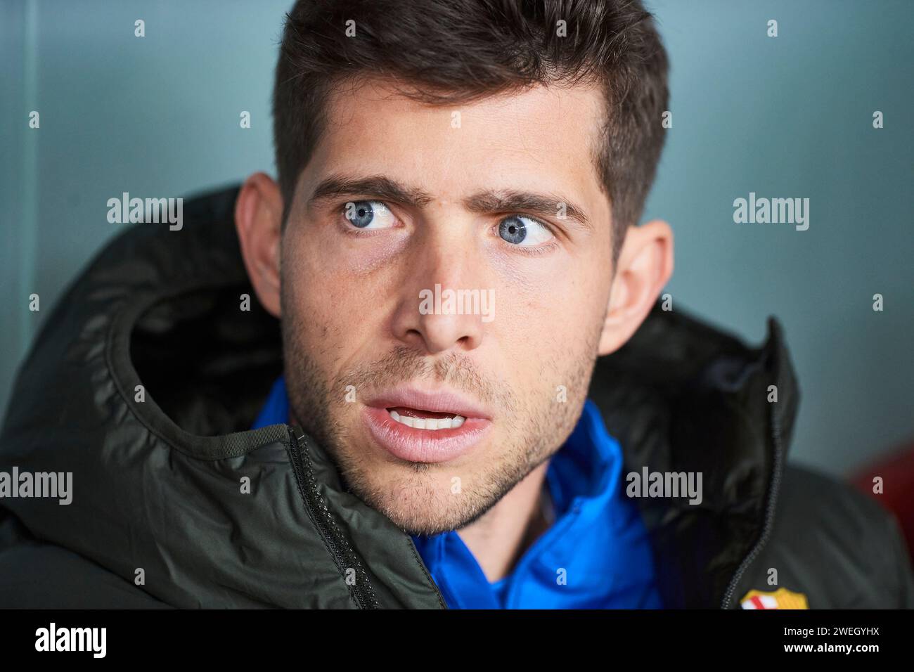 Sergi Roberto of FC Barcelona in action during the Copa El Rey Round of ...