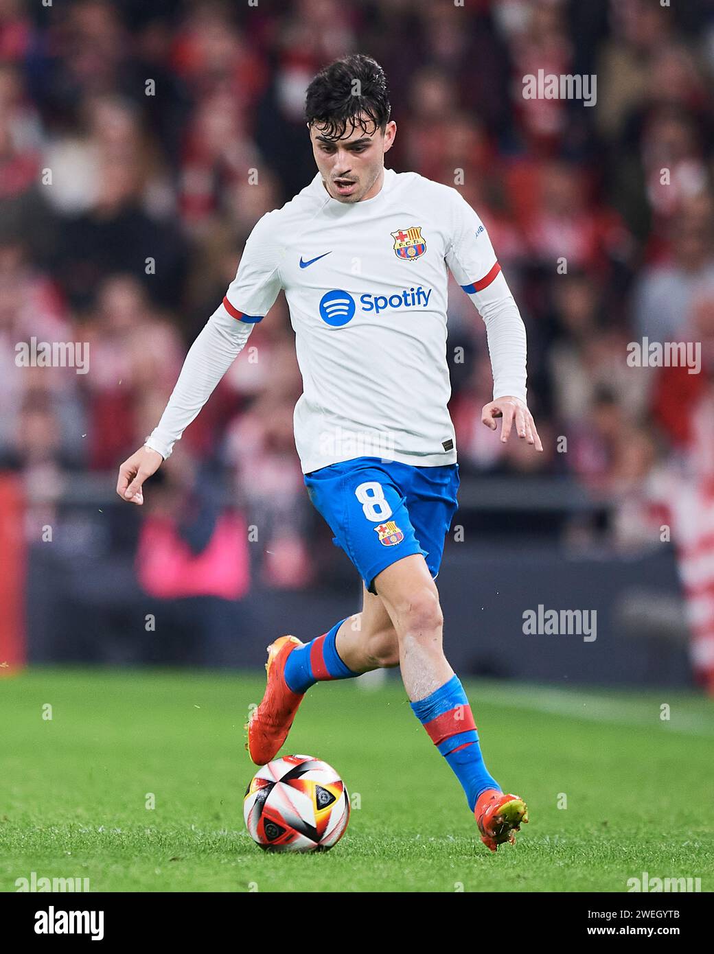 Pedro Gonzalez 'Pedri' of FC Barcelona in action during the Copa El Rey Round of 8 match between ...