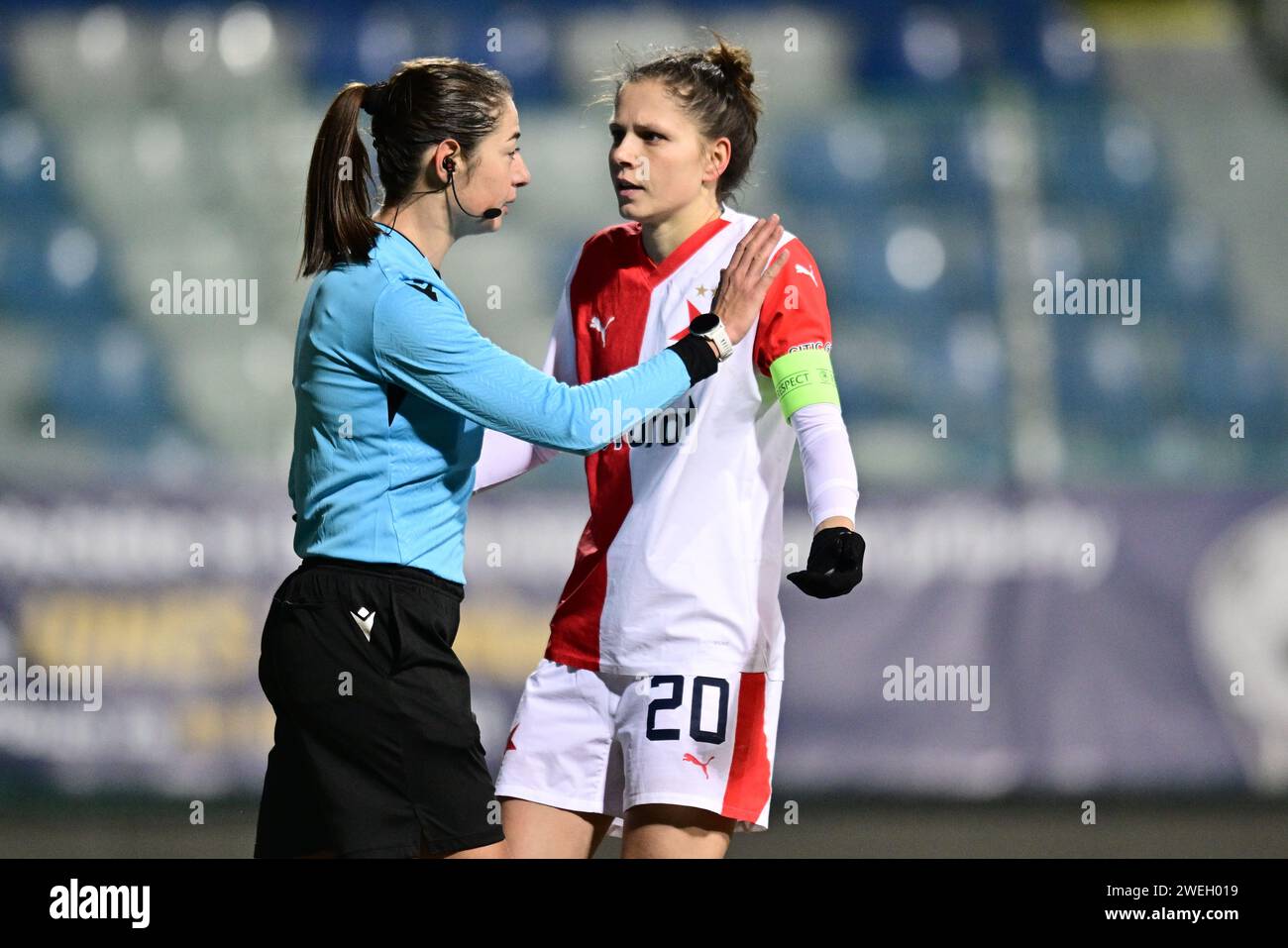 Mlada Boleslav, Czech Republic. 25th Jan, 2024. From left Italian ...