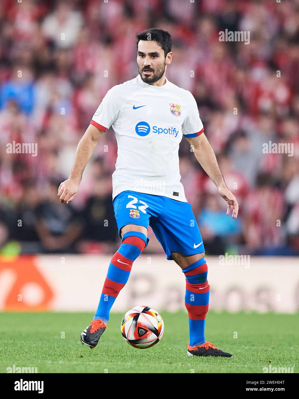 Ilkay Gundogan of FC Barcelona in action during the Copa El Rey Round ...