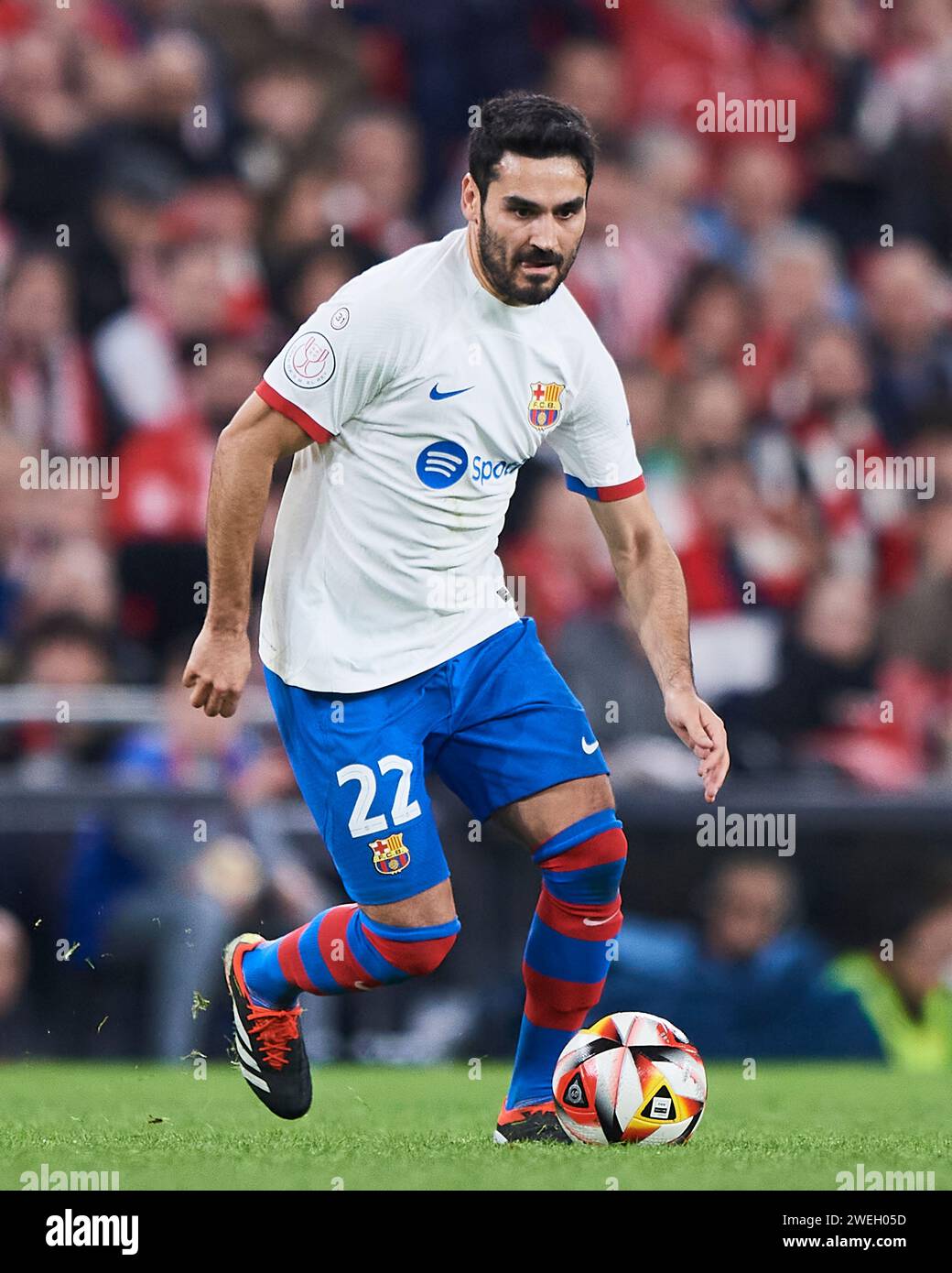Ilkay Gundogan of FC Barcelona in action during the Copa El Rey Round ...