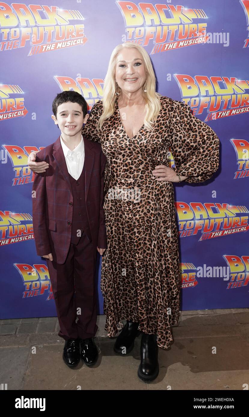 Vanessa Feltz arrives for the 1000th West End performance of Back to ...