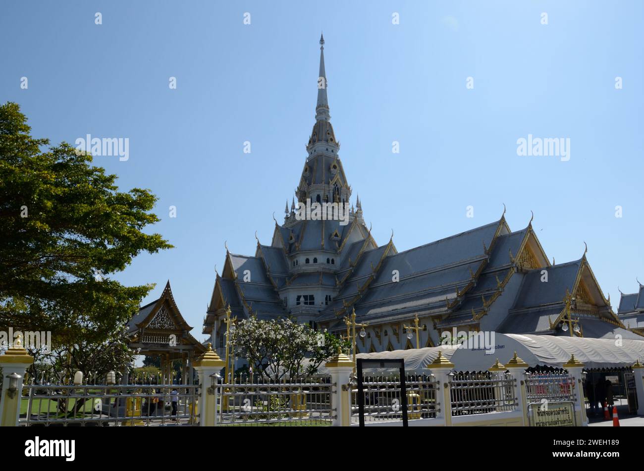 Wat Sothon Wararam Worawihan, Chachoengsao, Thailand, Asia Stock Photo ...