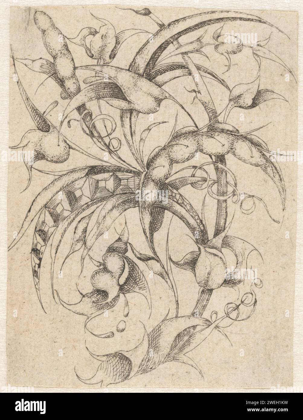 Small goldsmid bouquet with precious stones, anonymous, c. 1620 - c ...