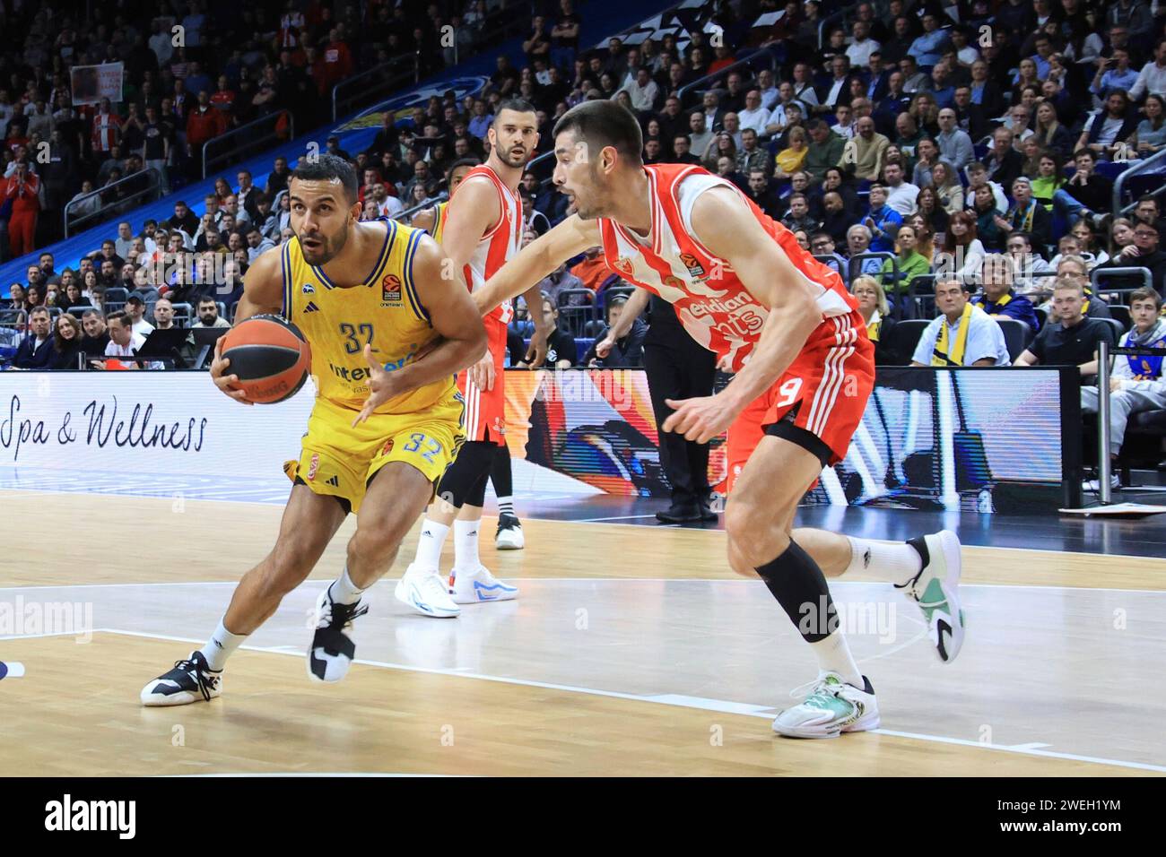 Berlin, Deutschland. 25th Jan, 2024. 25.01.2024, Mercedes-Benz-Arena ...