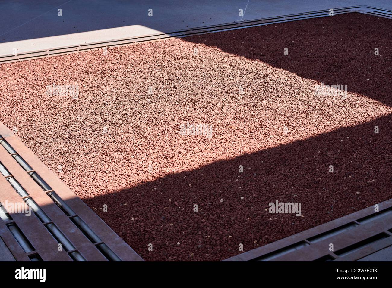 Large pile of dirt on ground in area Stock Photo - Alamy