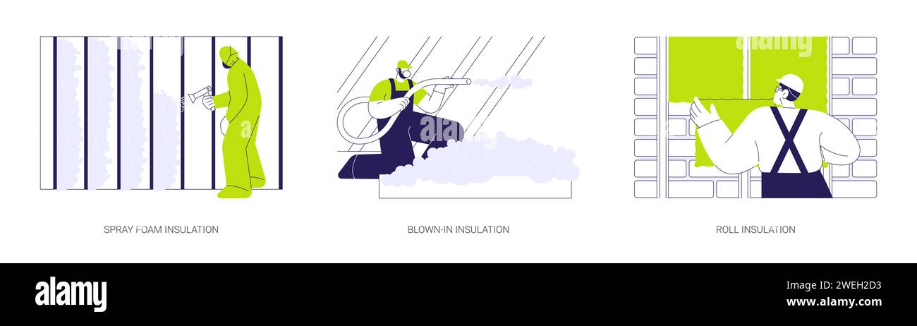 Private house insulation abstract concept vector illustrations Stock Vector Image & Art - Alamy