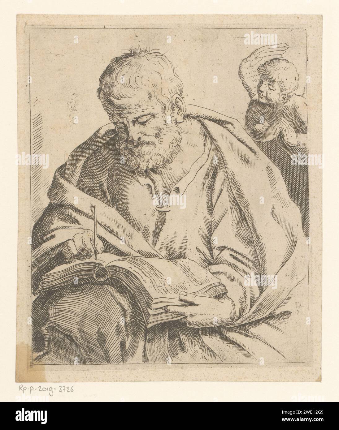 Evangelist matthew writing hi-res stock photography and images - Alamy