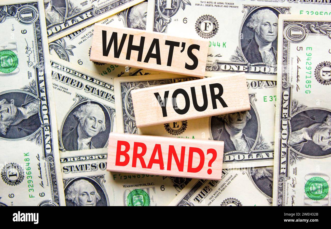 Branding and what is your brand symbol. Concept words What is your ...
